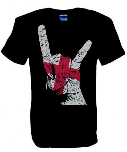 Men’s England Flag Horns T-shirt – Stained Class Merch